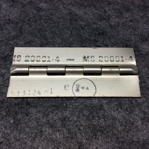 Aluminum Hinge 1.5"x3.5" P/N MS20001-4 513124-1 | Rocky Mountain Air Parts