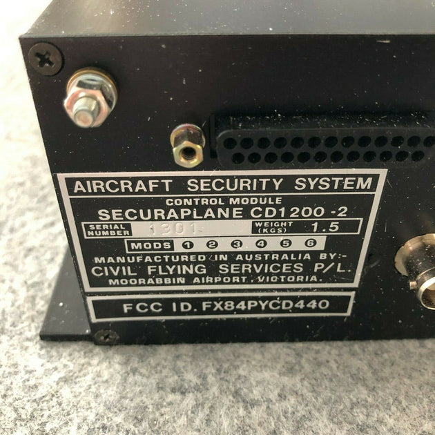 SECURAPLANE CD1200-2 Security System | Rocky Mountain Air Parts