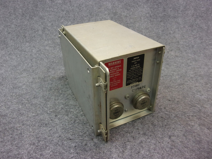 Narco Power Audio Unit T-12-MP-12 With Mount Tray | Rocky Mountain Air ...