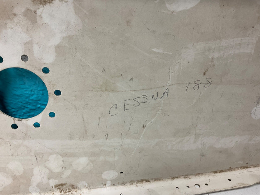 Original Cessna 188 Aircraft structural panel. P/N 07211003/A GW ...