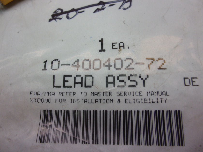 TCM Bendix Magneto Lead P/N 10-400402-72 | Rocky Mountain Air Parts